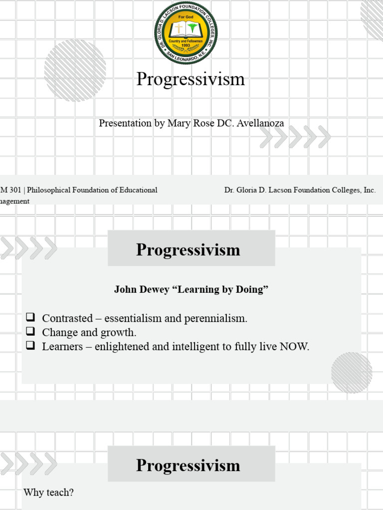 Progressivism Essentialism | PDF | Progressivism | Essentialism