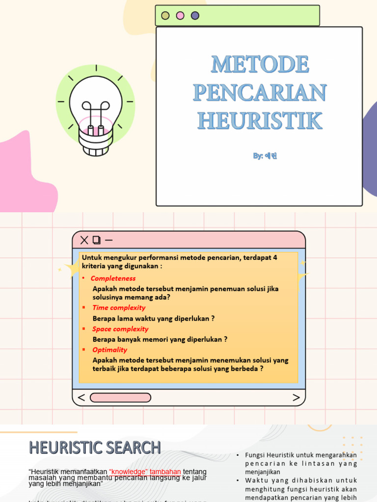 Metode Pencarian Heuristic | PDF | Metode & Bahan Ajar | Komputer
