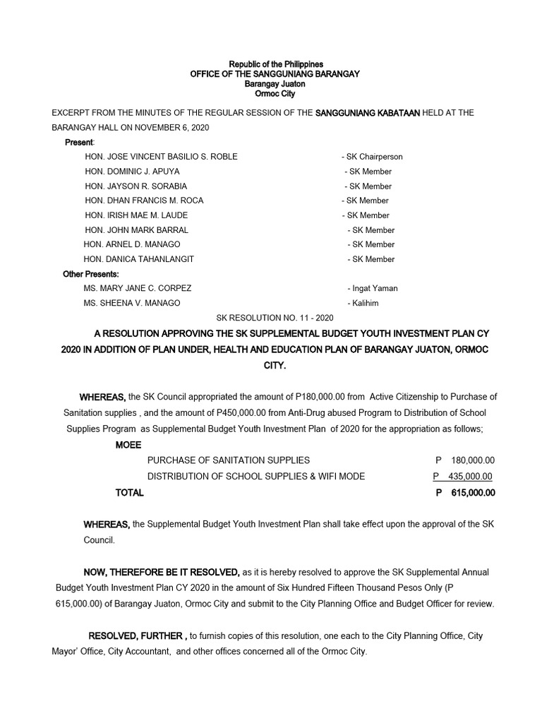 Boroc Abyip | PDF | Philippines | Government