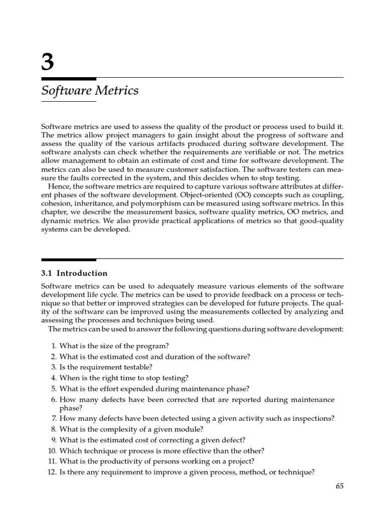 000 COUPLING METRICS Software Metrics | PDF | Class (Computer Programming) | Object (Computer ...