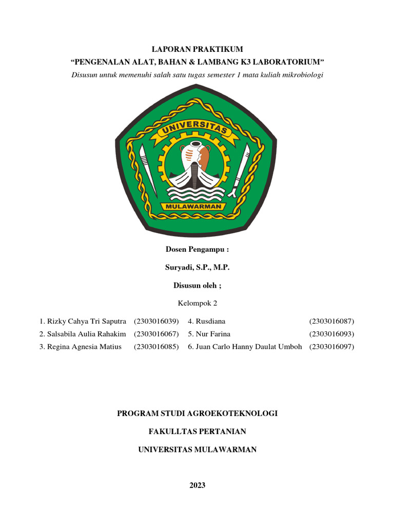 Pengenalan Alat & K3 Laboratorium | PDF