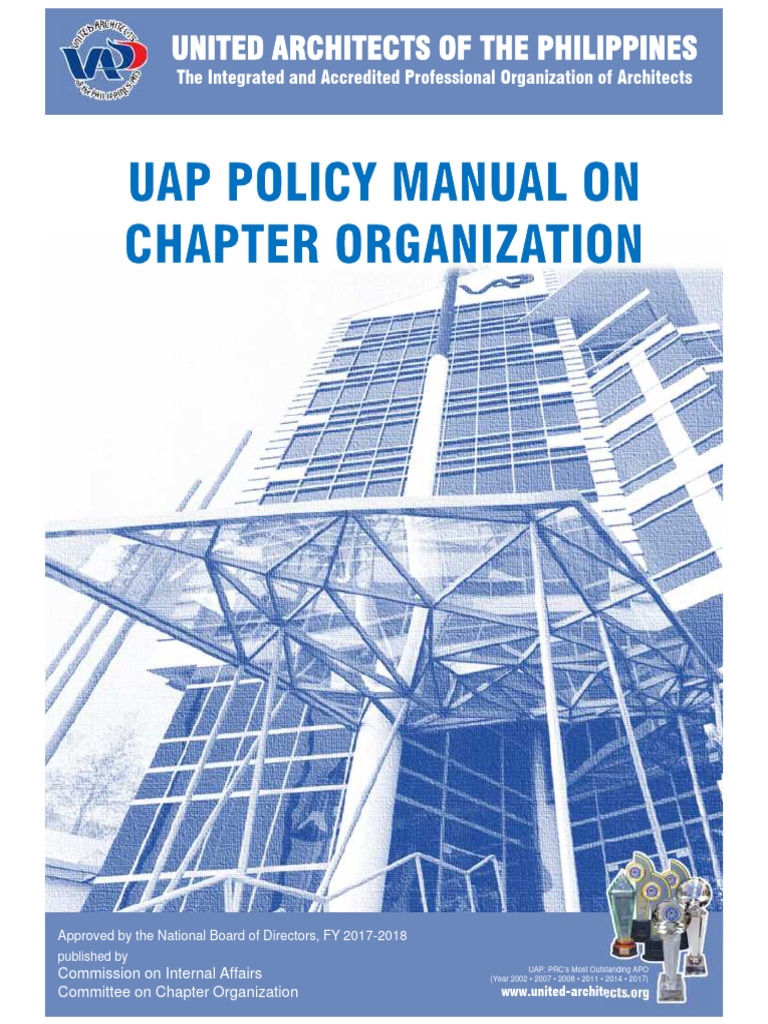 UAP Policy Manual for Chapter Organization | PDF | Committee | Board Of ...