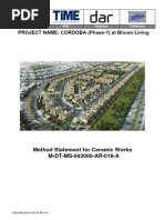 Method Statement Waterproofing | PDF | Water | Coating