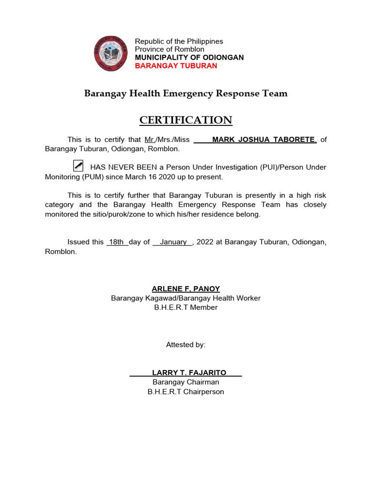 Bhert Certification | PDF