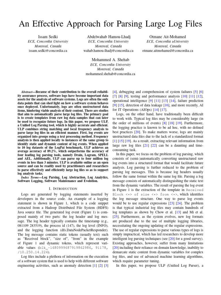 Icsme2022 Ulp | Download Free PDF | Parsing | Cluster Analysis