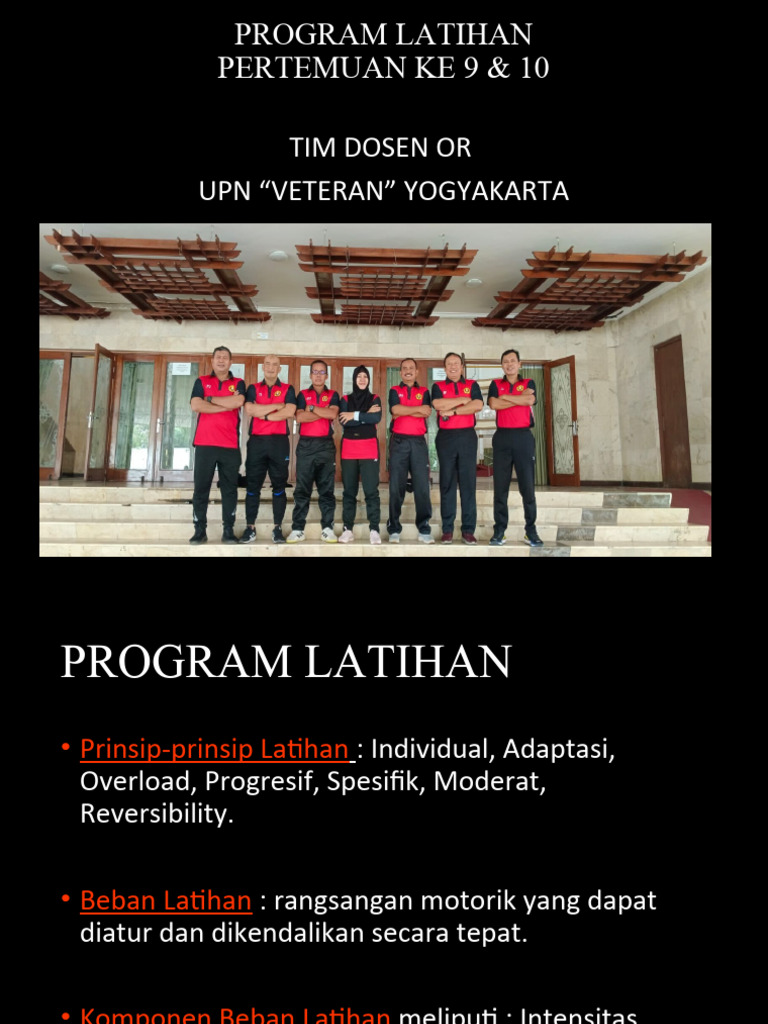 Prinsip dan Komponen Latihan Fitness | PDF