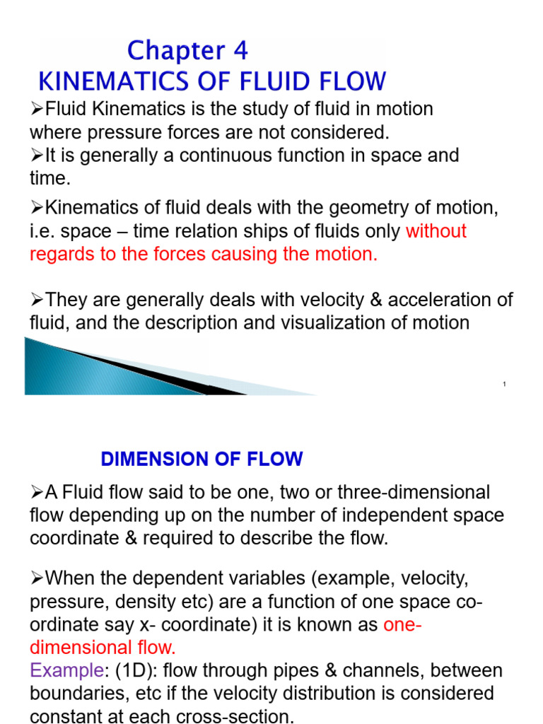 Hydrolics-Ch 4 | PDF | Reynolds Number | Fluid Dynamics