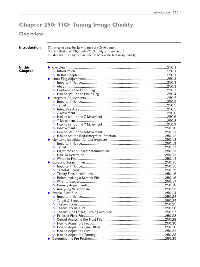 TIQ-Tuning Image Quality - v04 | PDF | Pixel | Optics