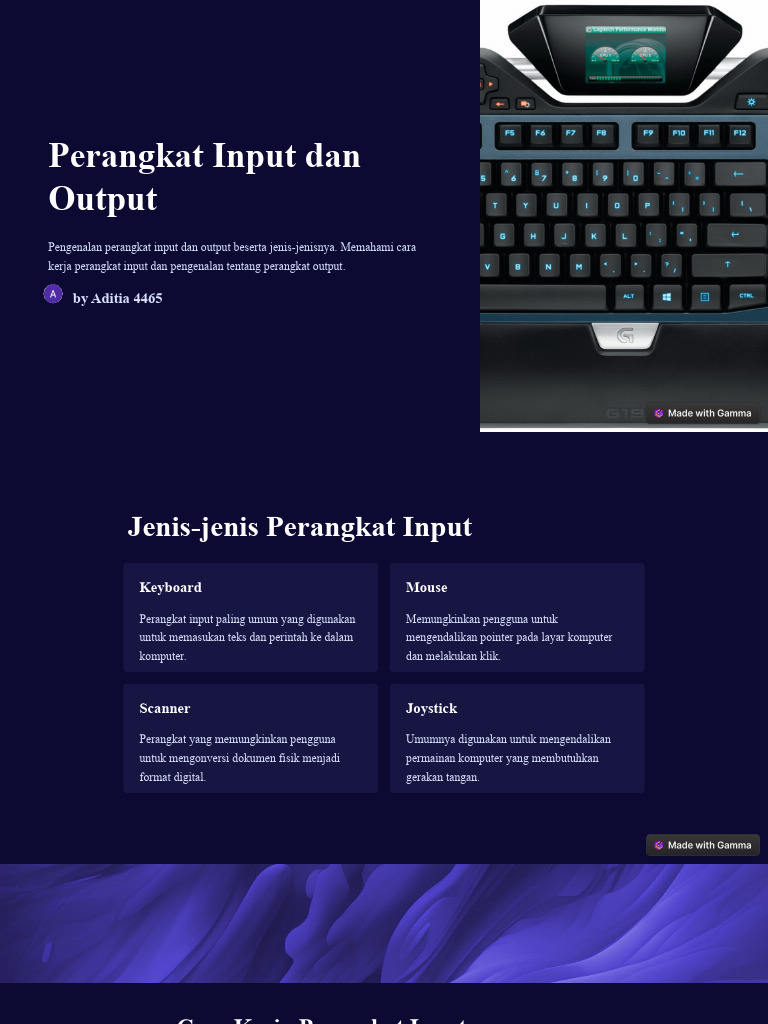 Perangkat Input Dan Output | PDF
