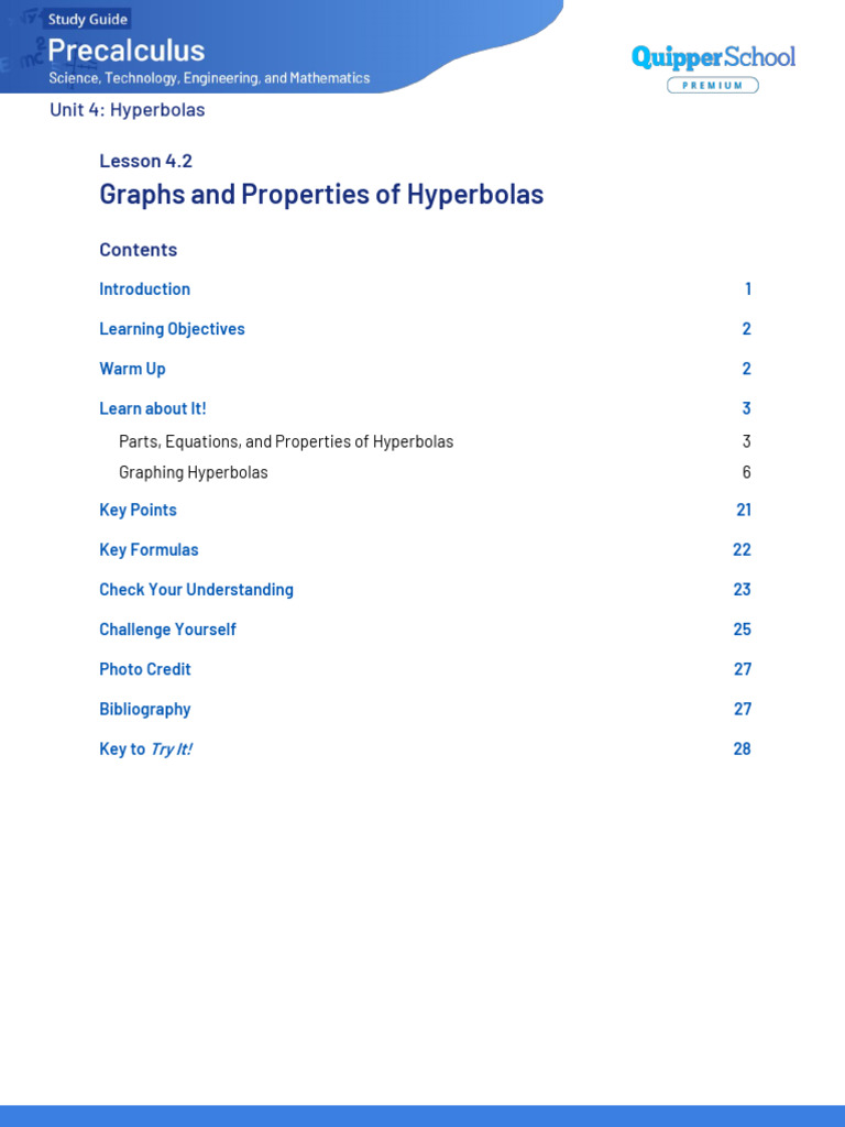 PCAL 11 Graphing Hyperbola | PDF | Geometry | Euclidean Geometry