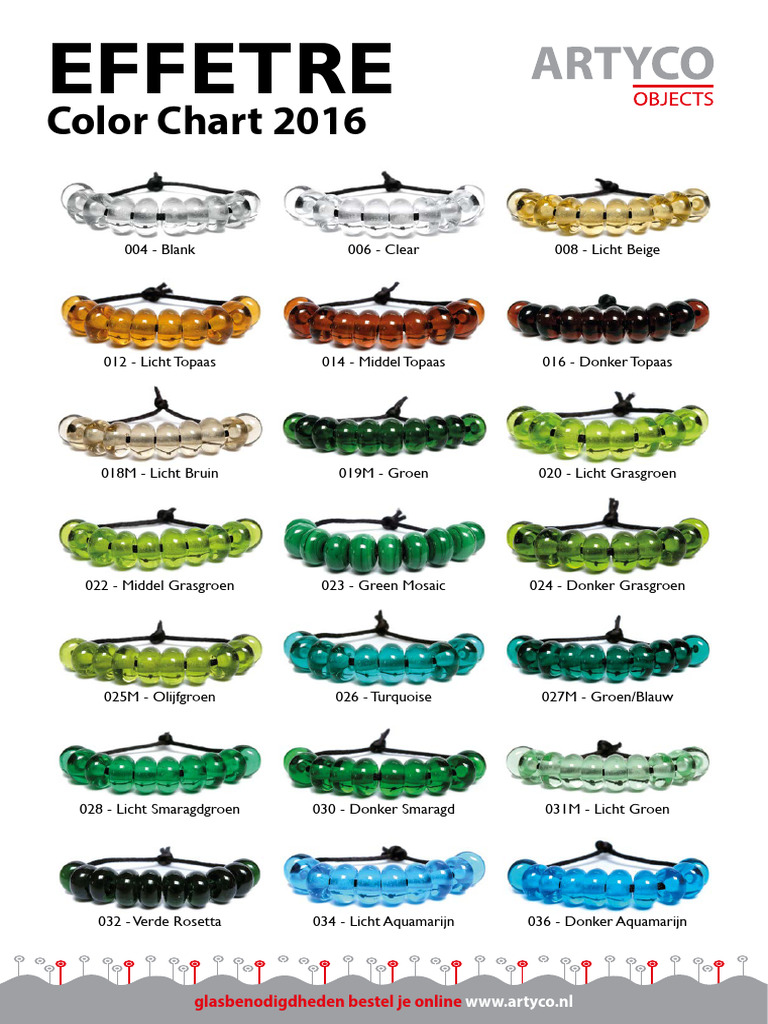 ARTYCO Kleurenkaart EFFETRE | PDF