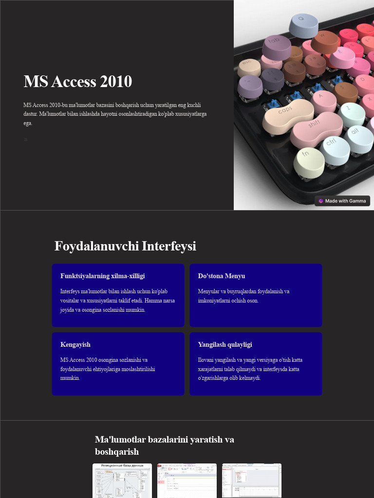 MS Access 2010 | PDF