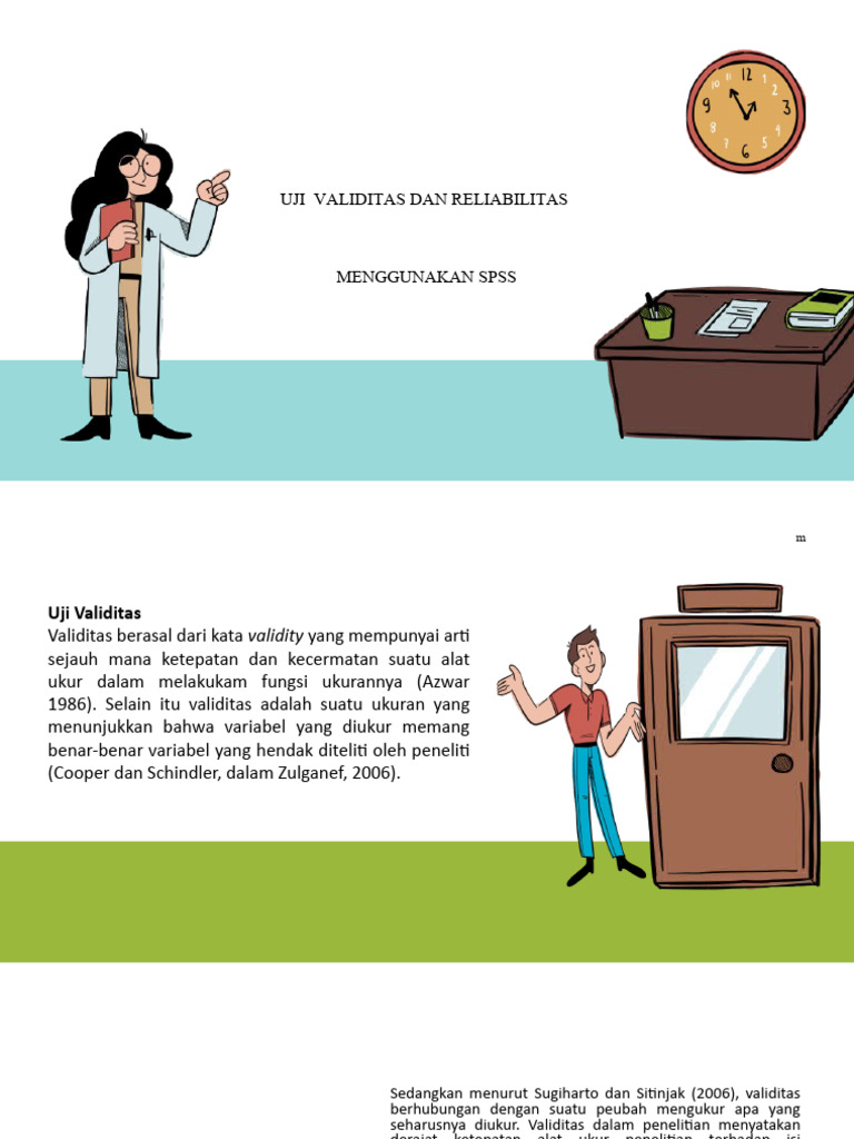 Uji Validitas Dan Reliabilitas Fix | PDF