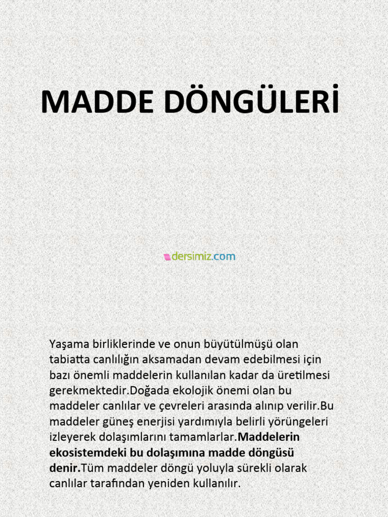 Madde Donguleri | PDF