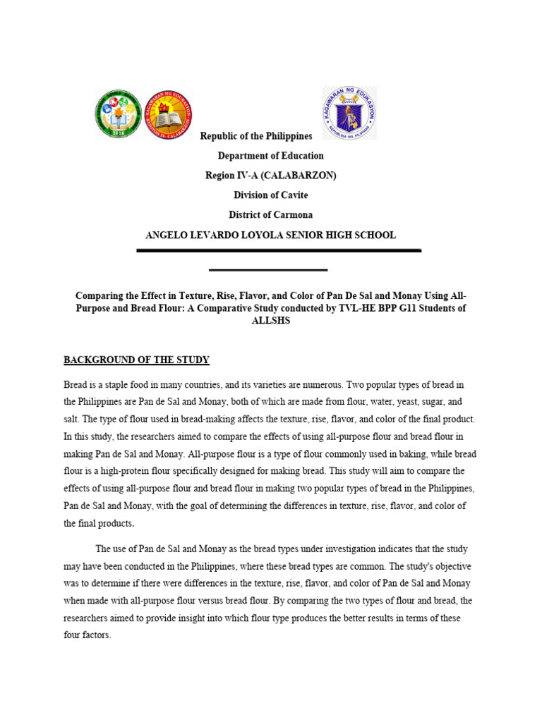 PR1 Chapter 1 English 1 | PDF | Breads | Flour