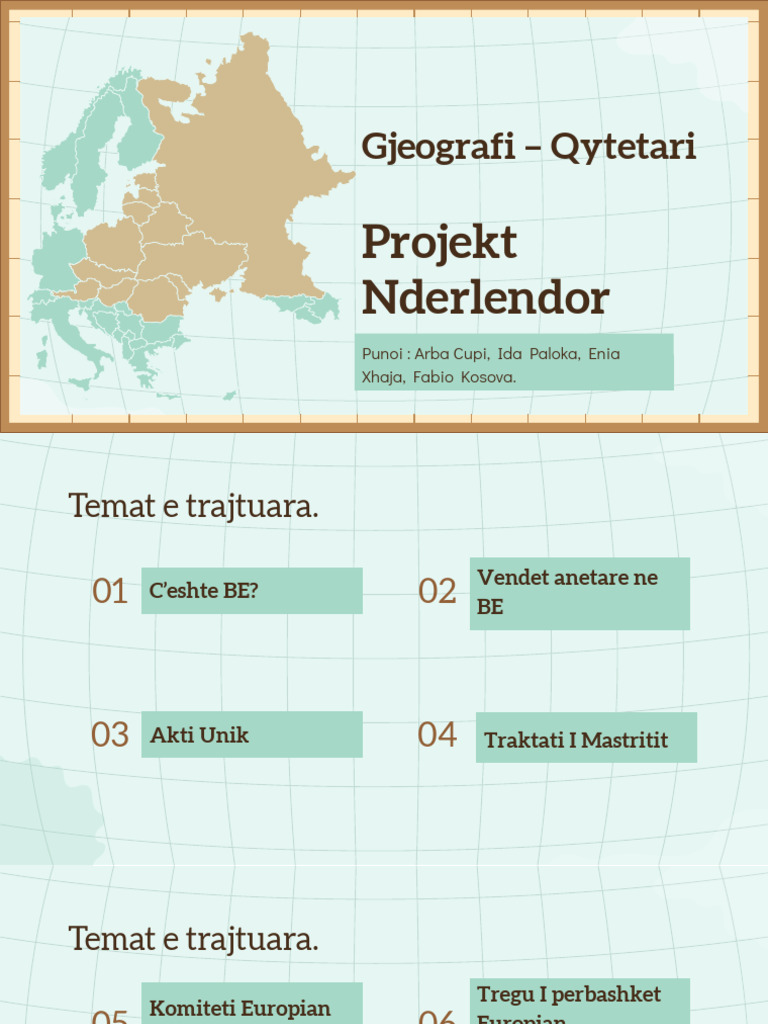 Geography Subject For High School - Eastern Europe by Slidesgo | PDF