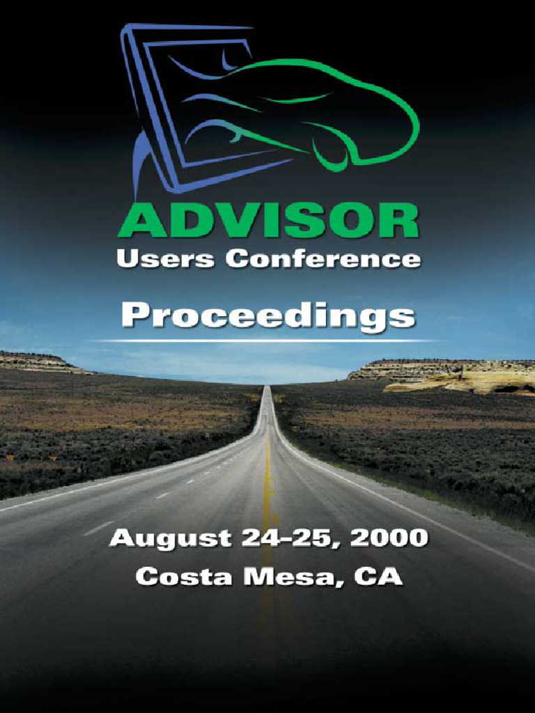 Advisor Document | PDF | Hybrid Vehicle | Customer