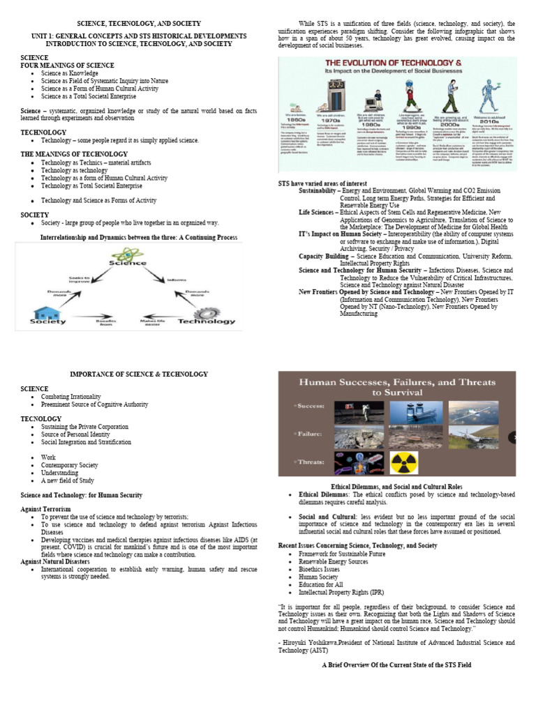 Sts Reviewer | PDF | Science | Aristotle