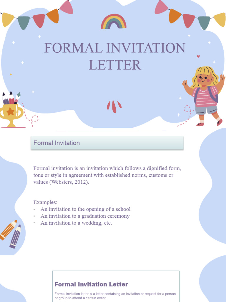 PPT-Formal Invitation Letter | PDF | Social Institutions | Social ...