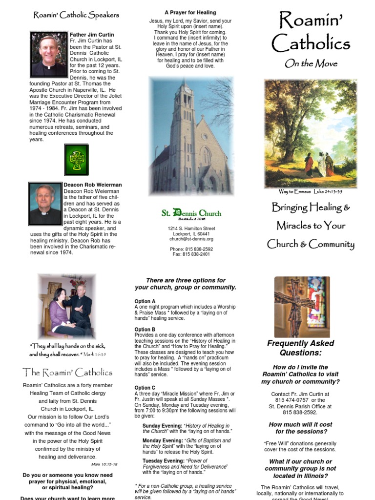 Healing Pamphlet Emai Revised For Copier | PDF | Laity | Charismatic ...