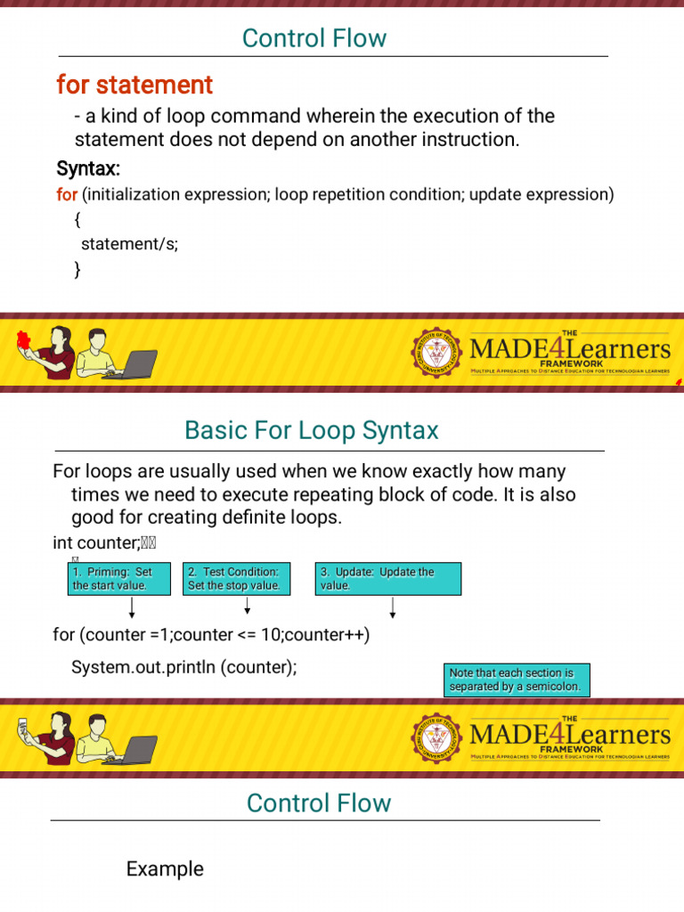 For Loop ES081 PART B | PDF | Control Flow | Computing