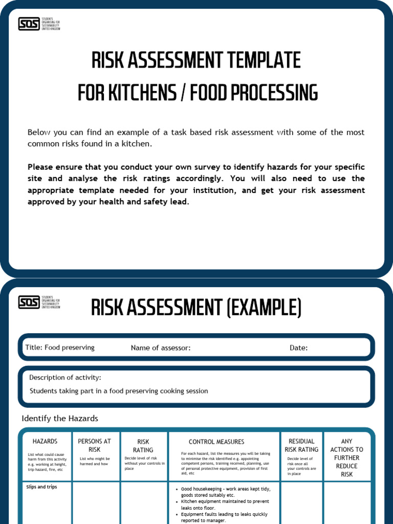 61276f6828a4d85156203ee1_RA Template Cooking | PDF | Risk | Hazards
