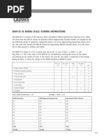 PEERS SNAP-IV - Score Sheet | PDF | Attention Deficit Hyperactivity ...