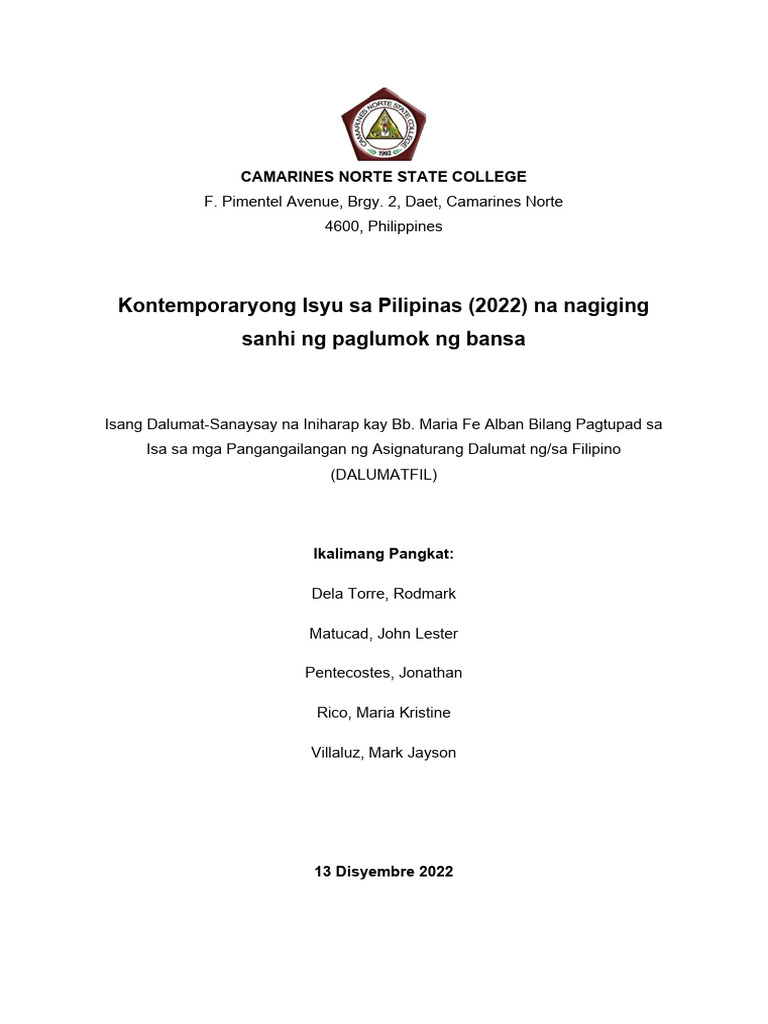 Dalumat Finals G5 (V.2 Unofficial) | PDF