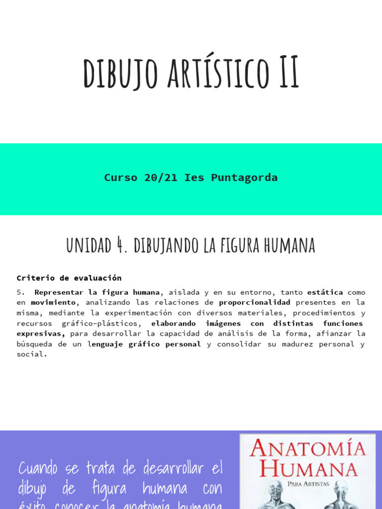 Dibujando La Figura Humana Pdf Dibujo