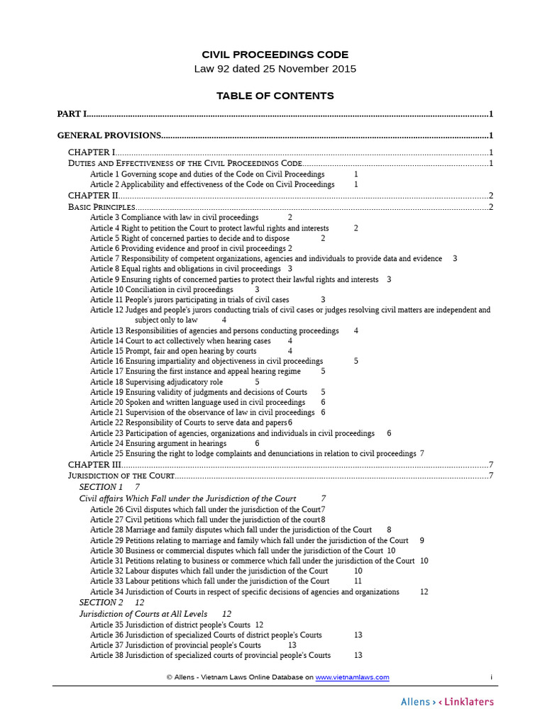 Civil Procedure Code | PDF | Judgment (Law) | Lawsuit
