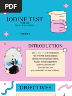 Starch-Iodine Reaction Explained | PDF | Starch | Iodine