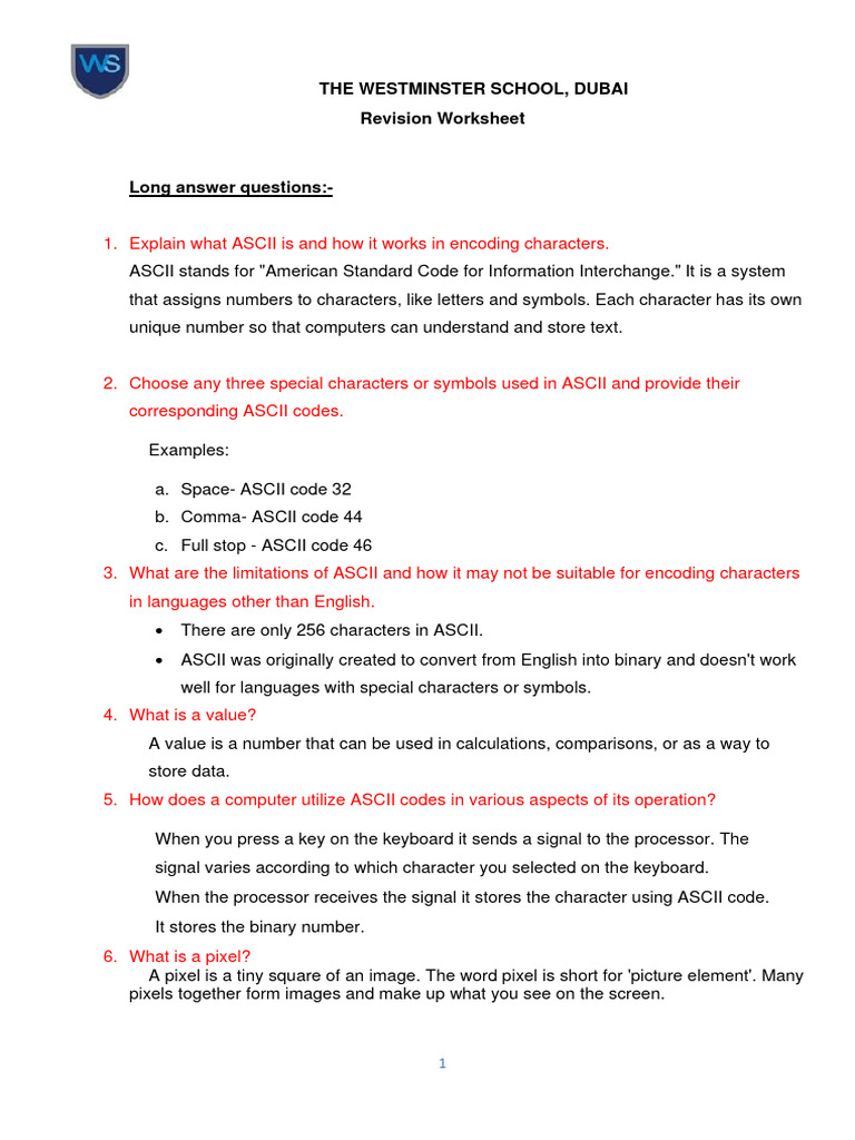 Answer Key | PDF | Ascii | Http Cookie