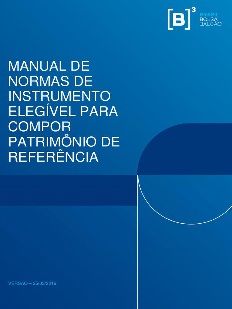 Manual de Normas Instrumento Elegivel - 25032019 | PDF | Mercado de ...
