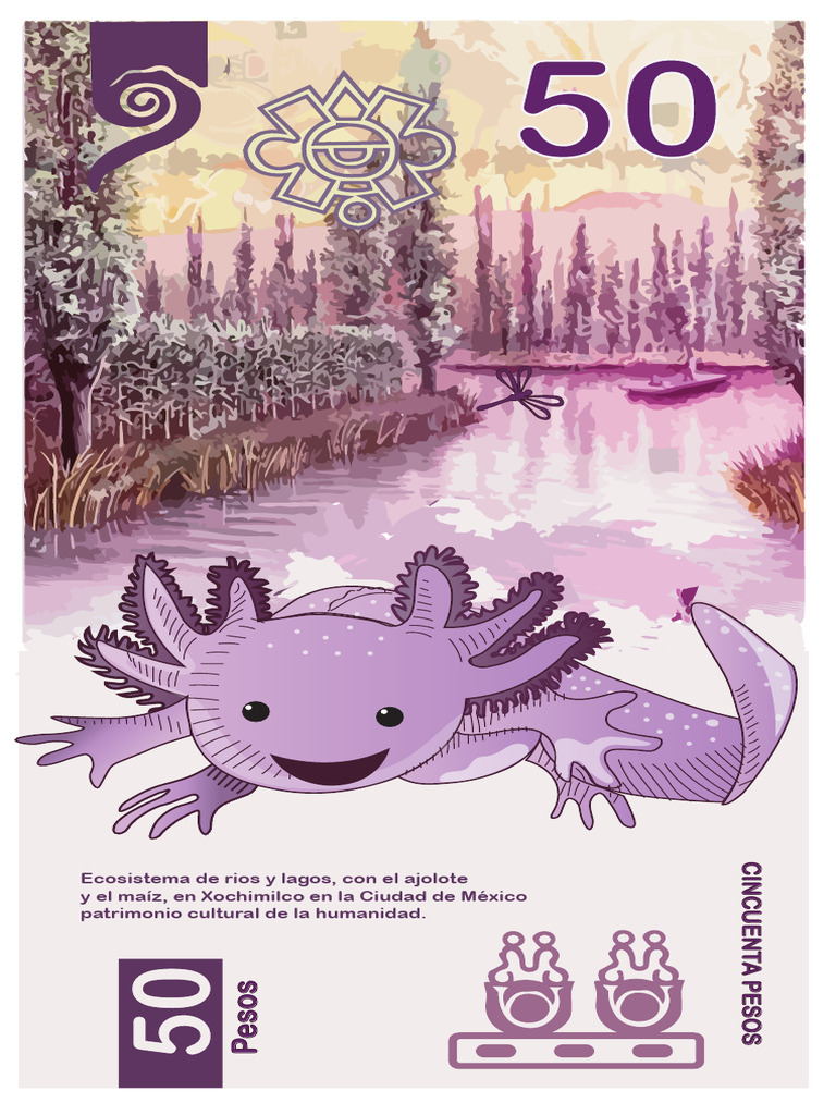 Vector 50 Pesos Axolote | PDF