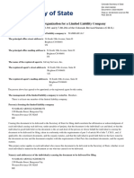 Ohio Articles of Incorporation | PDF | Service Of Process | Corporations