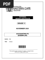 Maths P2 Memo GR 11 November 2025 (Eng & Afr) | PDF