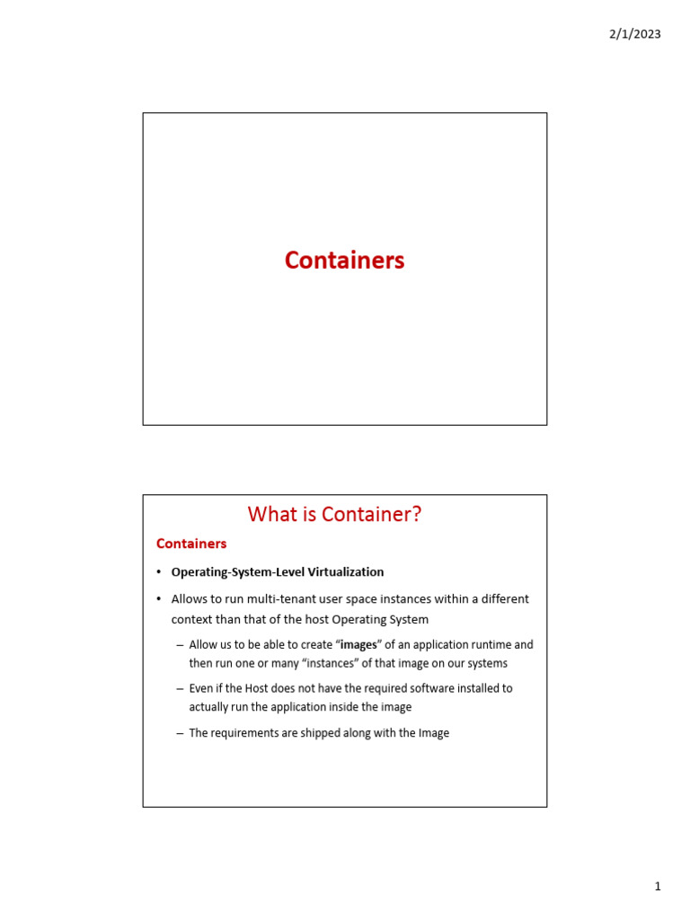 Docker | PDF | Virtual Machine | Operating System
