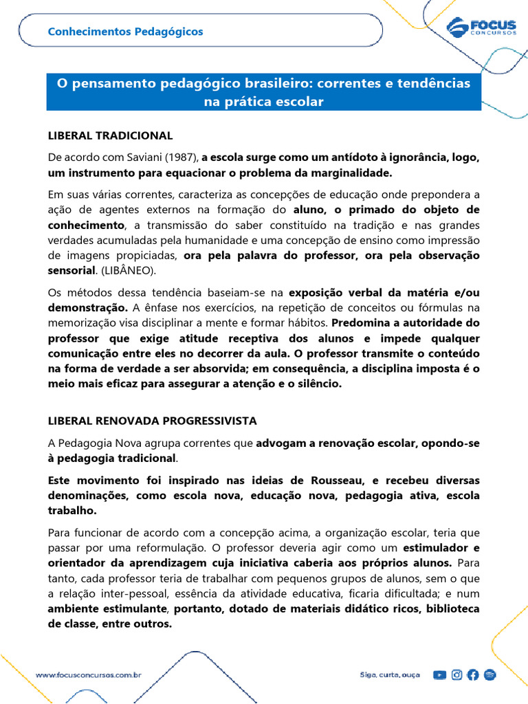 OK!Matriz Conhec Pedag Romário Falci Pensamento Pedagogico Brasileiro ...