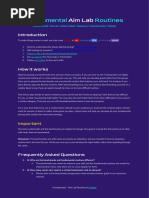 Voltaic Game Specific Aim Training Routines | PDF | Leisure