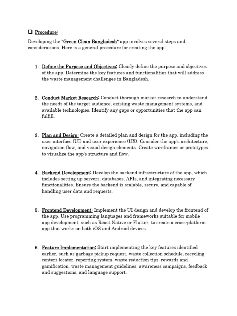 Procedure Rough | PDF | Mobile App | Usability