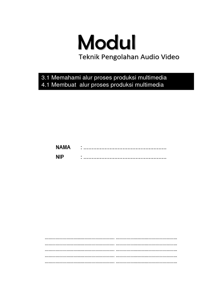 Modul Tpav | PDF