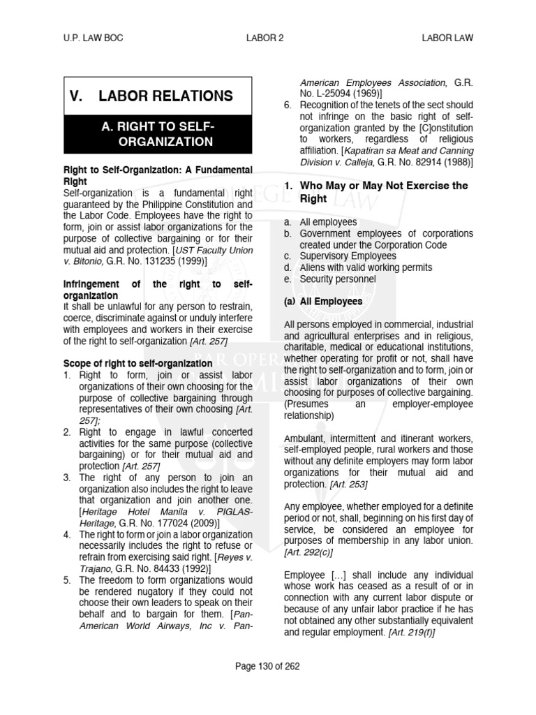 Up Labor Law 1 and 2-137-269-1-7 | PDF | Employment | United States ...