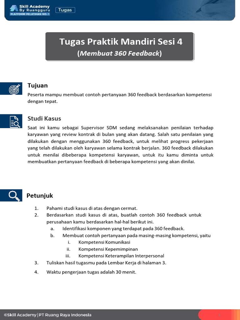 TPM 4 Membuat 360 Feedback - Aldi Luqmanda | PDF