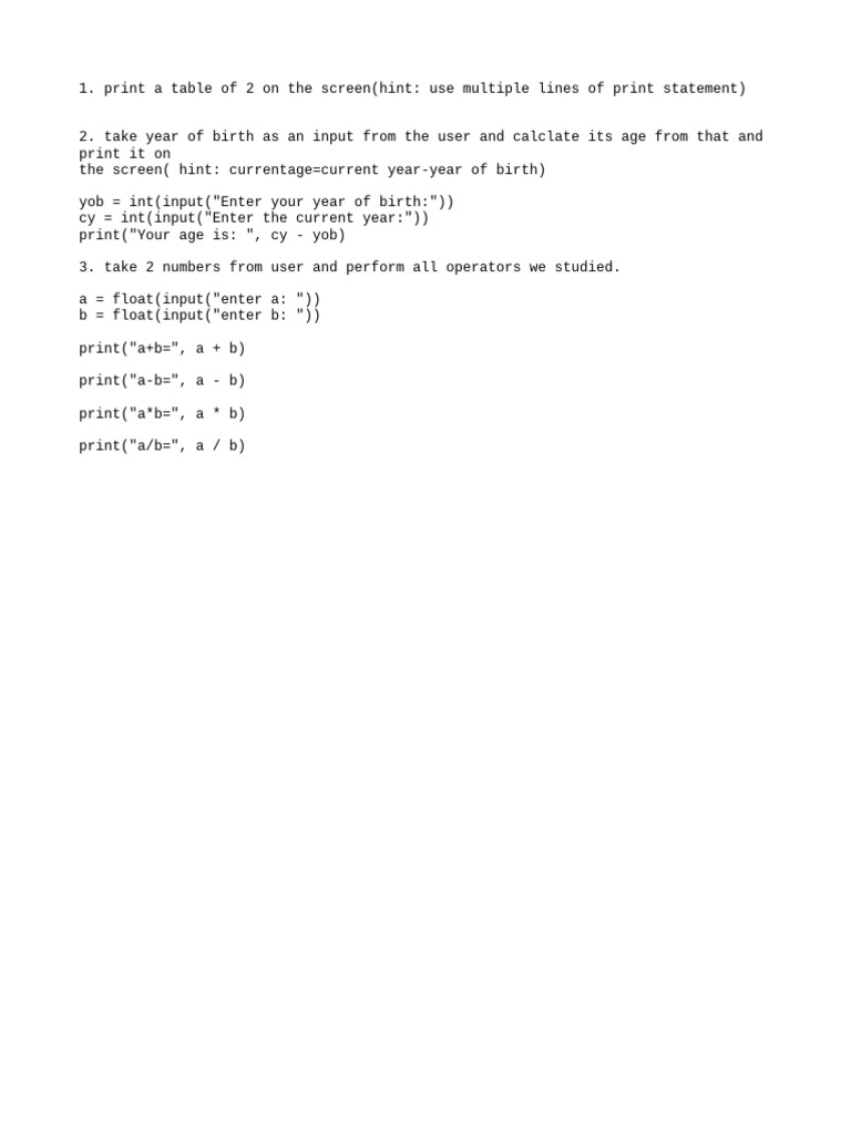 Exercise 2 Pdf 