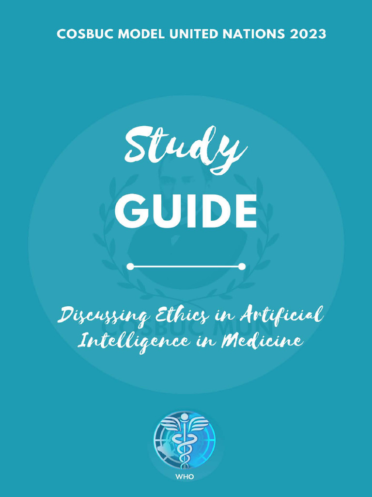 WHO Coșbuc MUN 2023 Study Guide | Download Free PDF | Artificial ...