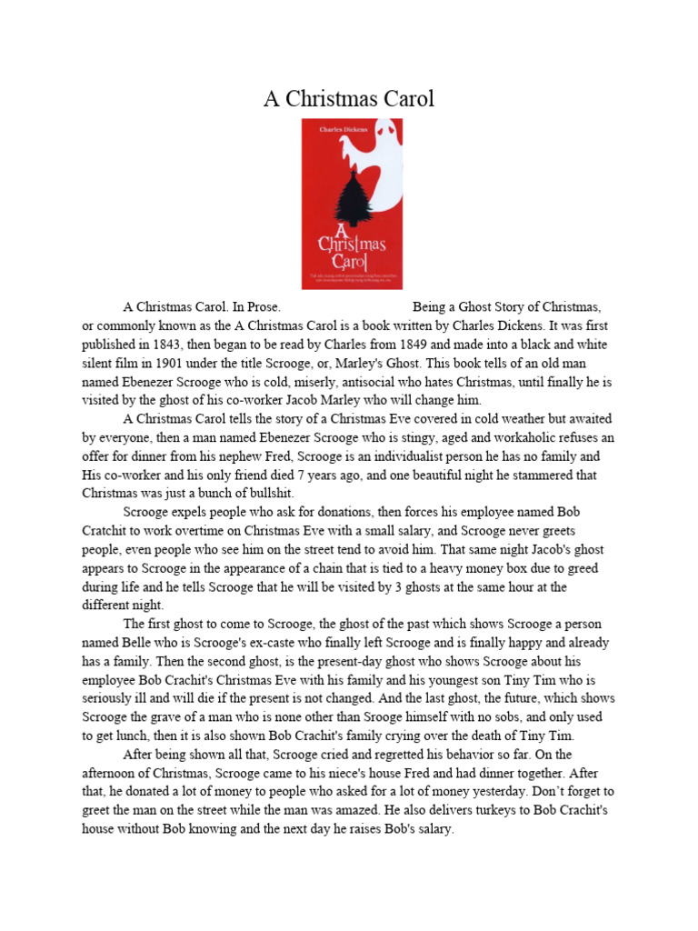 A Christmas Carol | PDF | Ebenezer Scrooge | A Christmas Carol