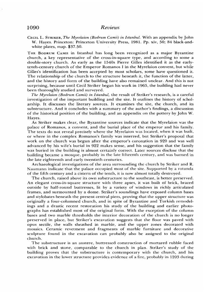 [Speculum 1983-oct vol. 58 iss. 4] Morganstern, James_ Striker, Cecil L ...