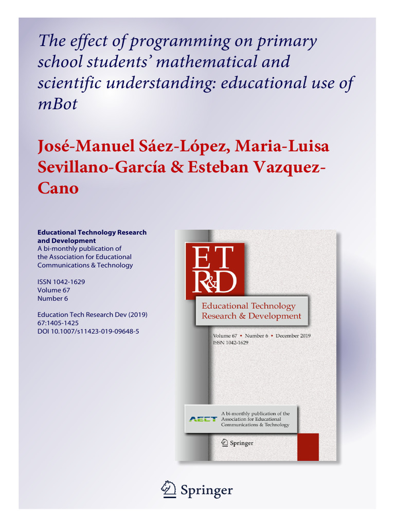 Mbot Etrd | PDF | Constructivism (Philosophy Of Education) | Computer Programming