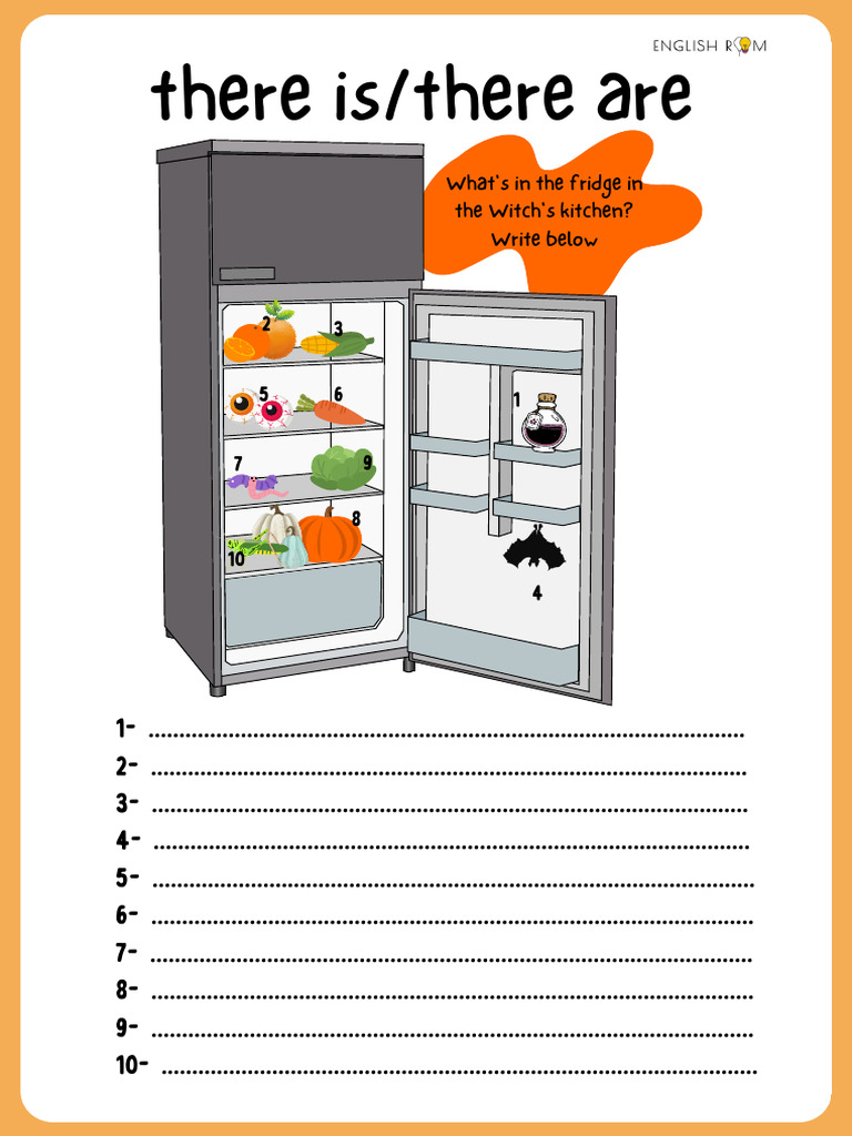 Whats in The Fridge Food and Drinks Vocabulary Worksheet QSRHLX | PDF