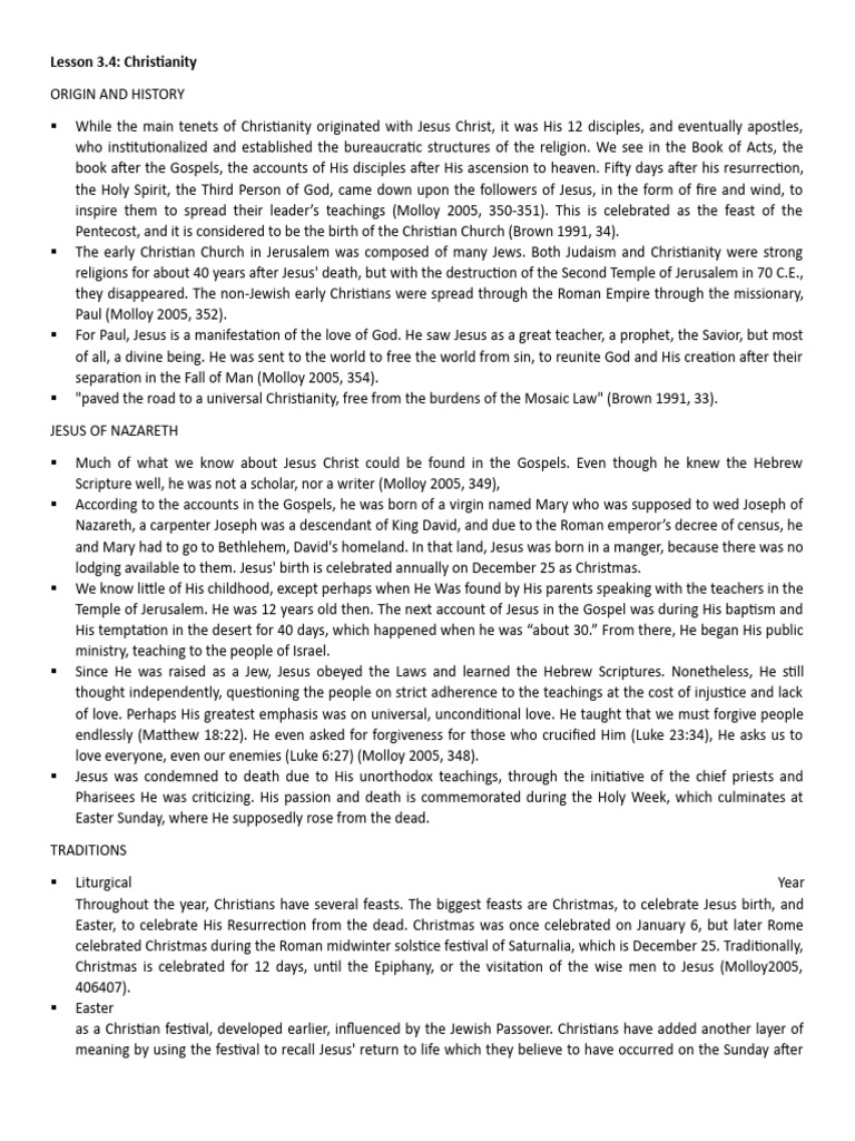 Res - Christianity | PDF | Jesus | God The Father